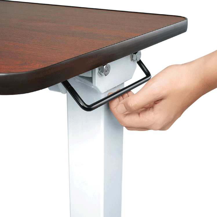 Dynarex | Bariatric HD Overbed Table - Cherry Heavy Duty — Alto Med Supply