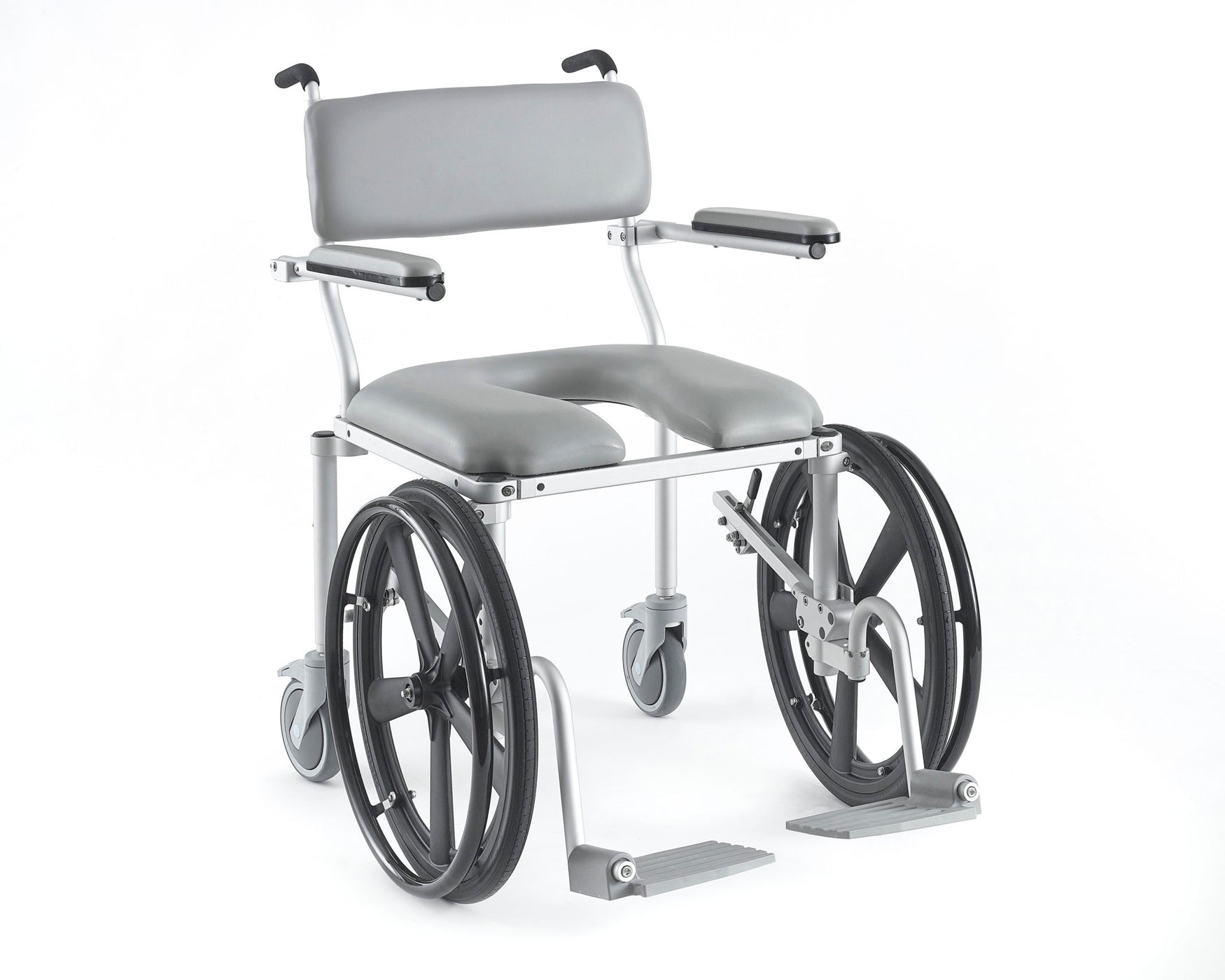 Nuprodx | MC4220RX Heavy Duty Self-Propelled Shower & Commode Chair ...