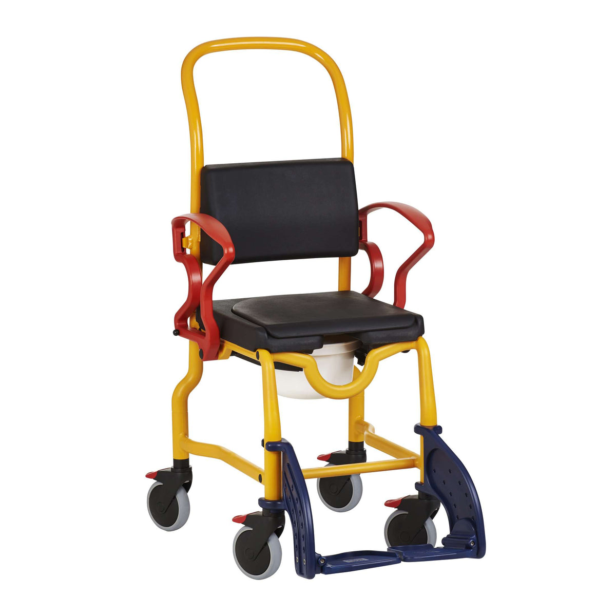 Rebotec | Augsburg Pediatric Shower Commode Chair with Locking Casters ...
