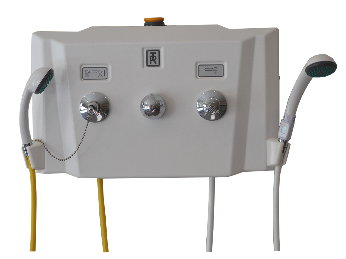 TR Equipment | TR 2810 Thermostatic Shower Panel with Cleaning System ...